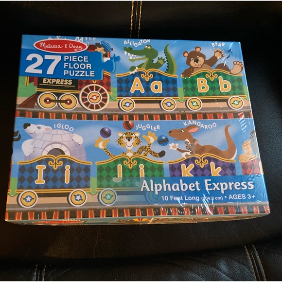 Melissa & Doug | Toys | Melissa Doug Alphabet Express 27 Piece Floor ...